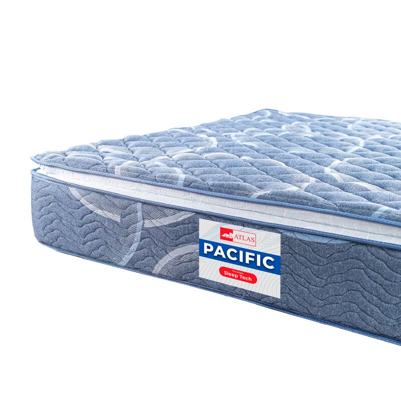 Colchón Matrimonial Pacific Atlas Del Descanso Firmeza Media